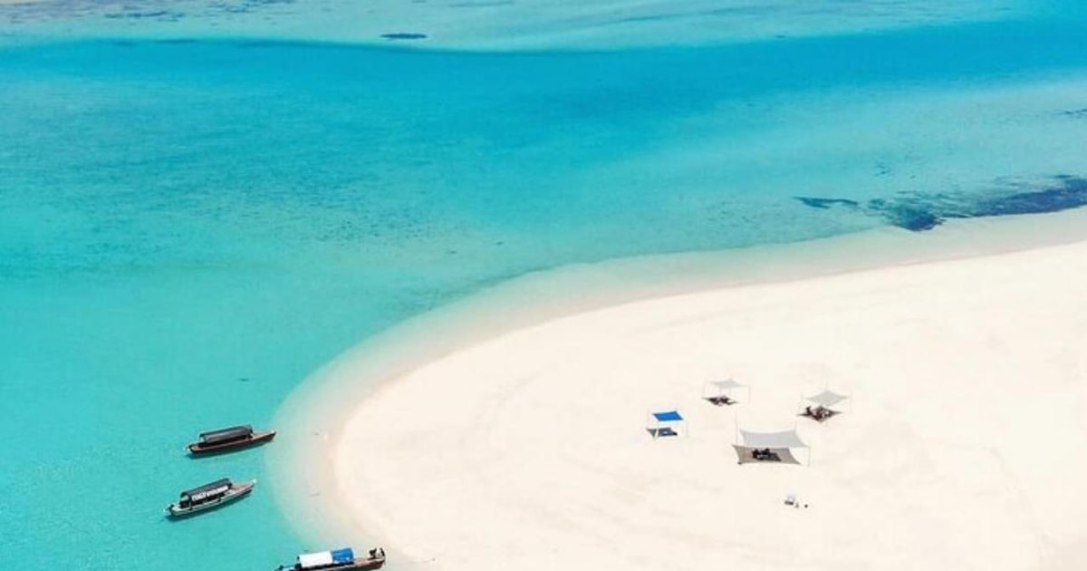 Zanzibar: Nyange Sandbank private tour with seafood Lunch. | GetYourGuide