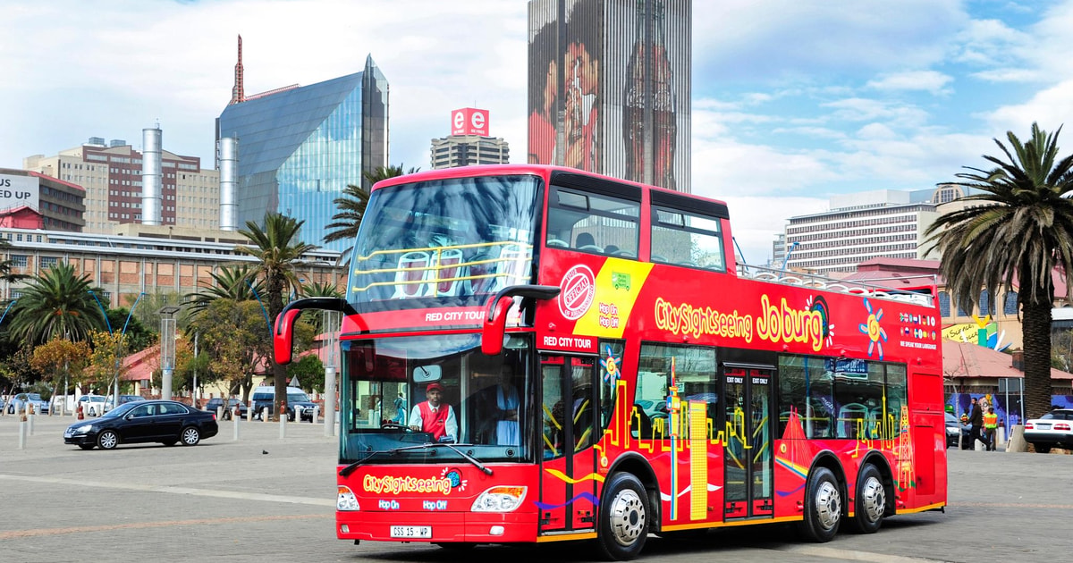 Johannesburg: Hop-On Hop-Off Bus with Optional Soweto Tour | GetYourGuide