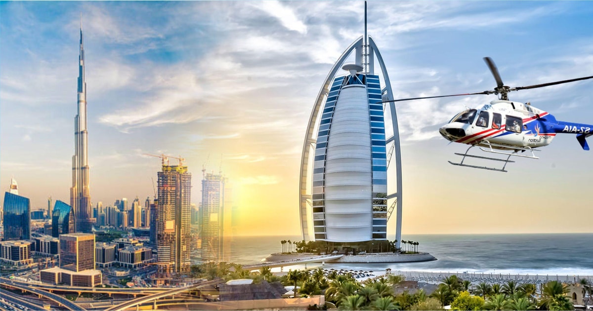 Dubai: Helicopter Ride Enjoy Breathtaking views of Dubai | GetYourGuide