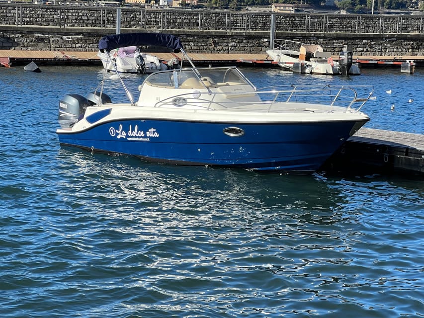 Lake Como: Dreamer Private Tour 1 hour Eolo boat | GetYourGuide