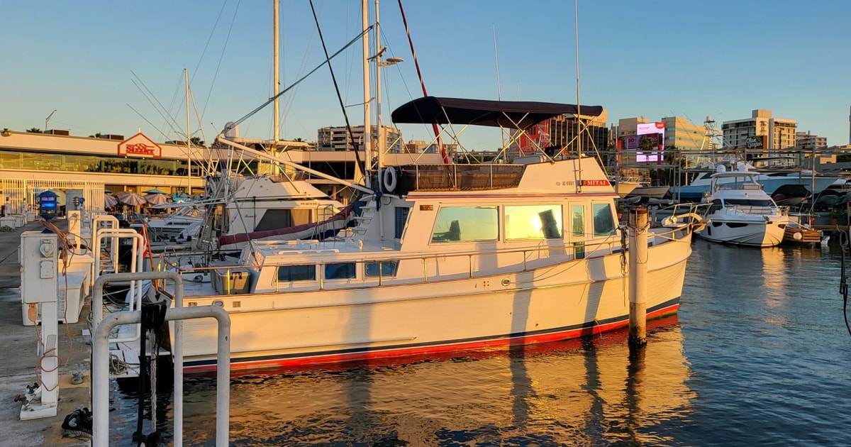 Barco de festa na Baía de San Juan | Cruzeiro ao pôr do sol | Bebidas e ...