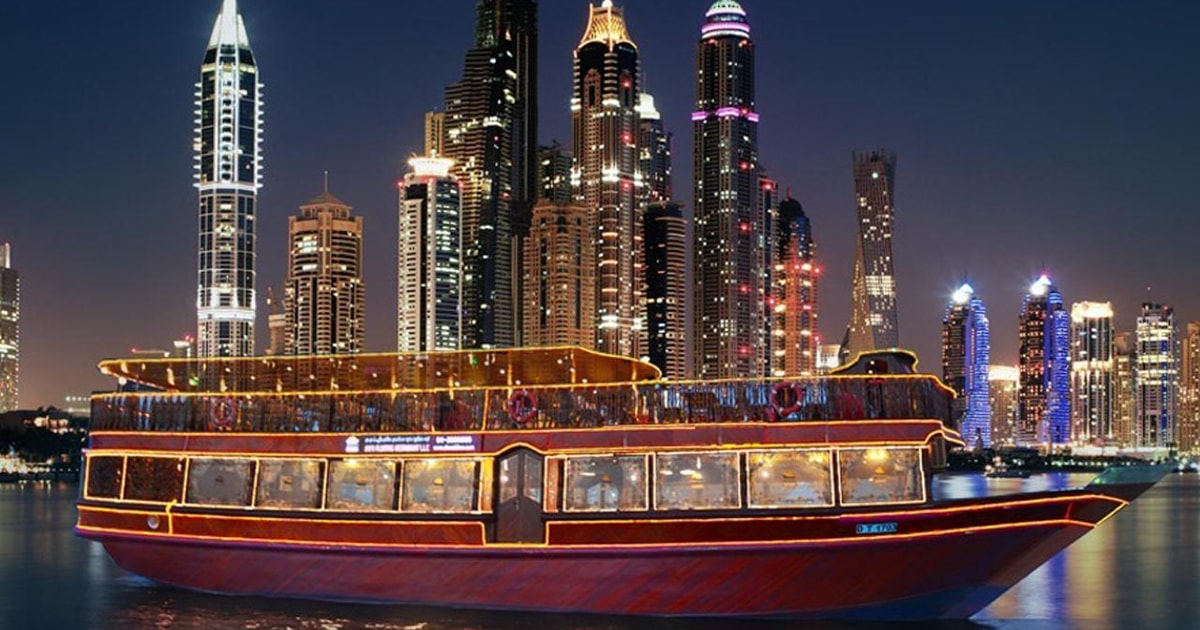 New Year Marina Basic Dhow Cruise Dubai | GetYourGuide