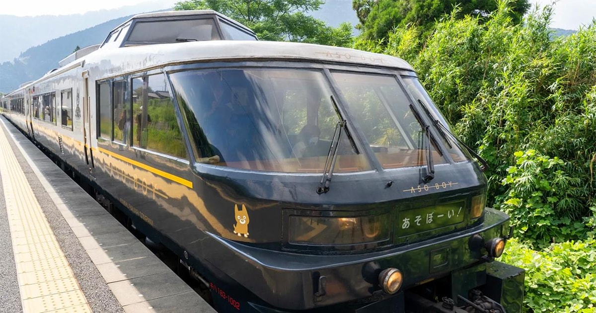 Kyushu Aso Volcano, Aso Boy Scenic Train,Hot Spring Day Tour | GetYourGuide