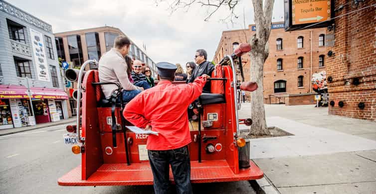 San Francisco Bay: 90-Minute Fire Engine Tour | GetYourGuide