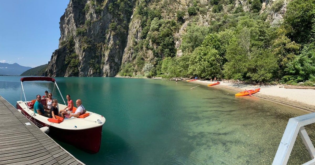 Electric Boat Rental in Colico Como Lake and Natural Reserve | GetYourGuide