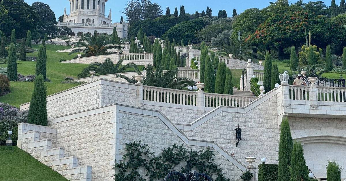Haifa: Guided Walking & Car Tour with Bahai Gardens Entry | GetYourGuide
