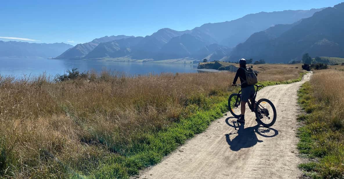 ebike tour lake Hawea river track to Wanaka | GetYourGuide