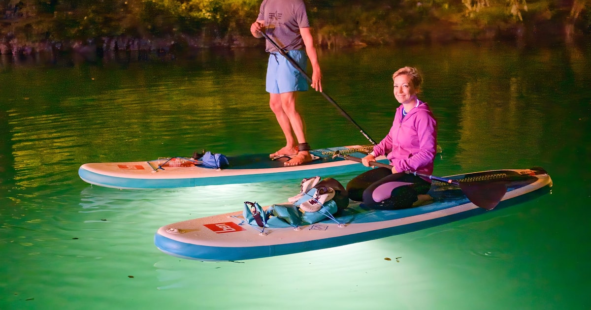 Most na Soci Excursion nocturne de SUP à partir de Bovec | GetYourGuide