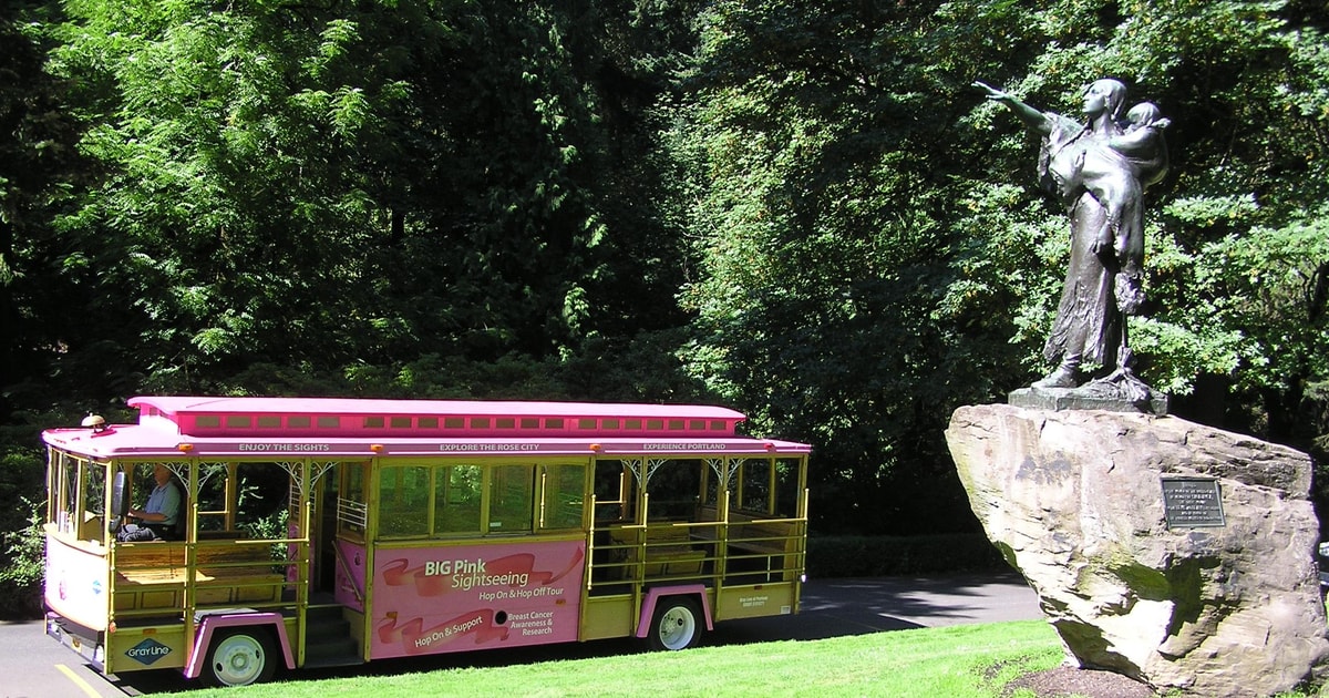 Portland, Oregon: Pink Trolley Hop på-/hop af-tur | GetYourGuide