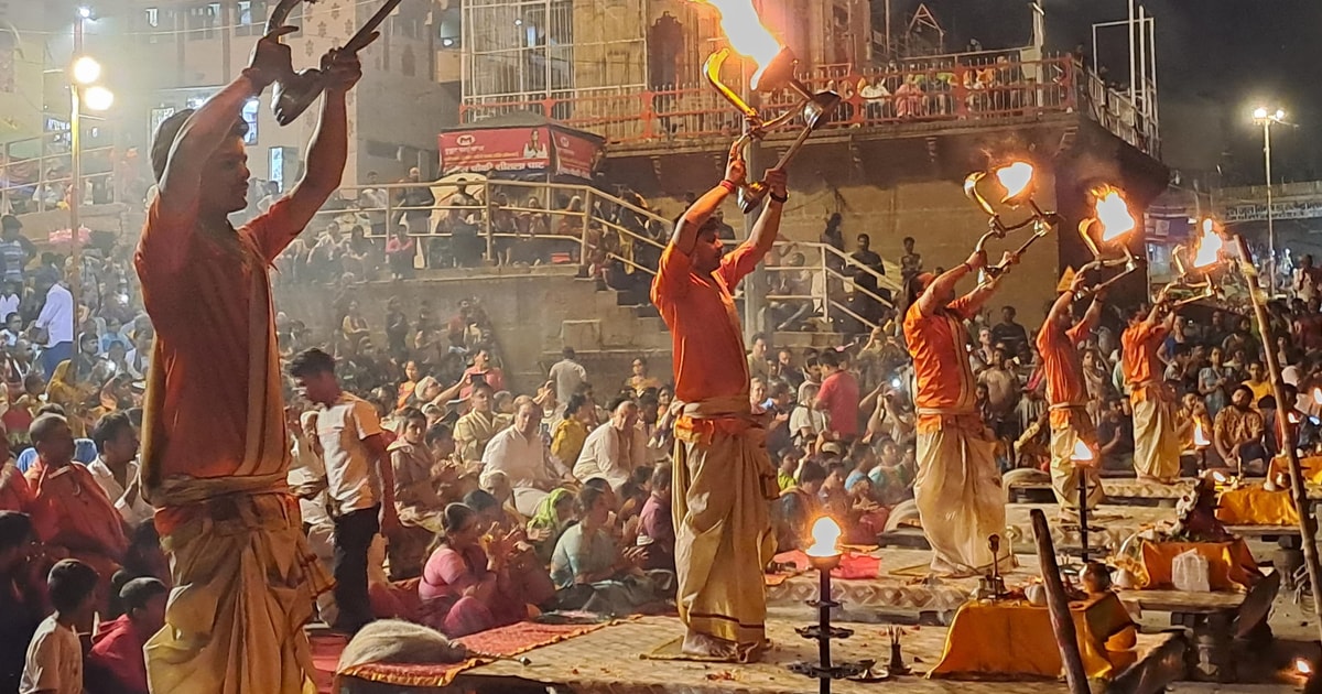 Full day Varanasi tour with morning boat-tour & Sarnath | GetYourGuide