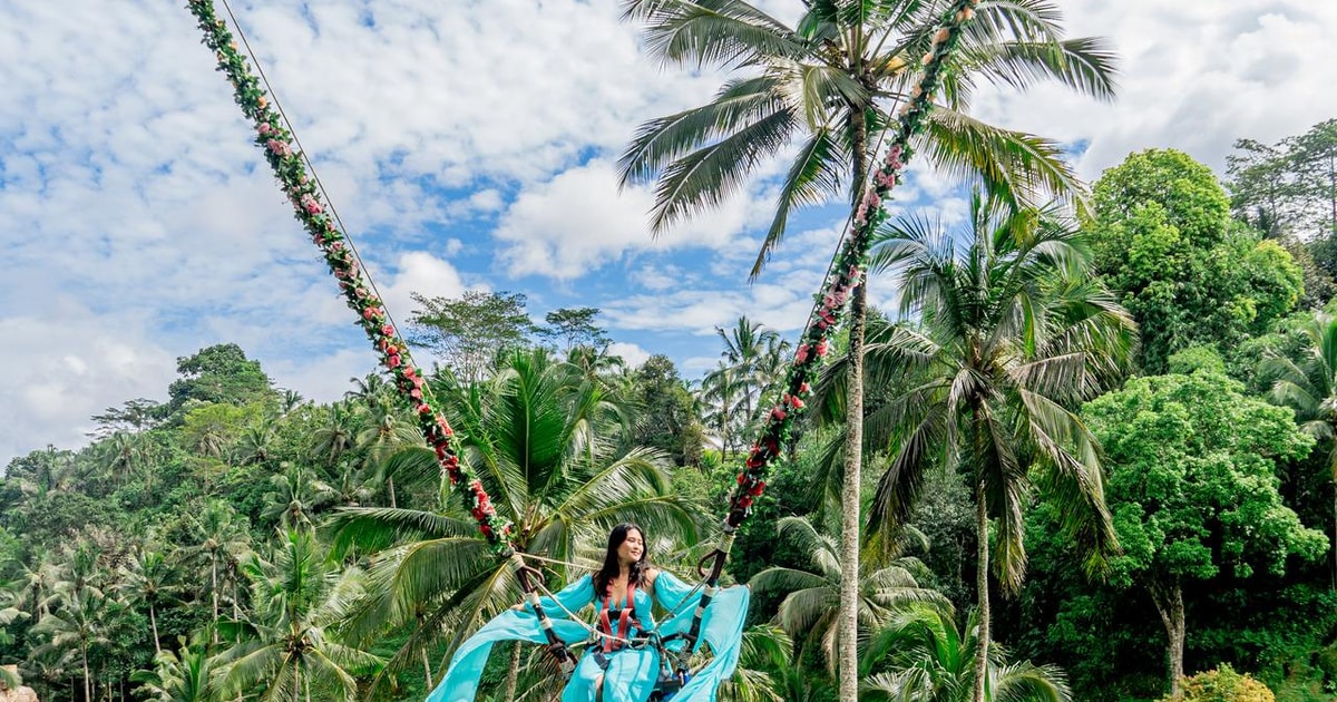 Ubud: Alas Harum Day-Pass, Swing, Sky Bike & Flying Fox | GetYourGuide
