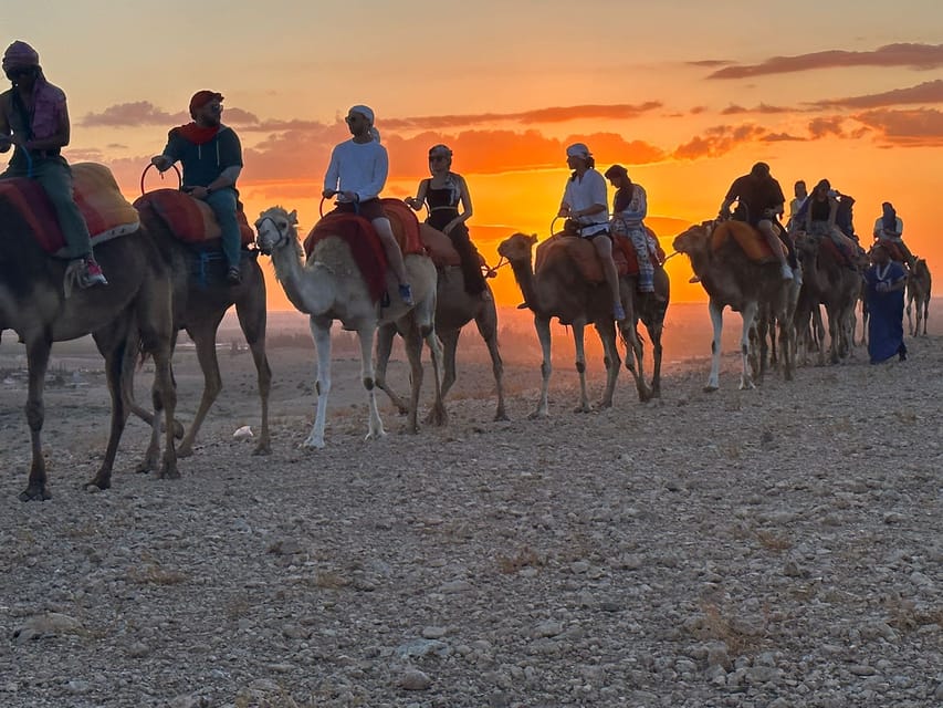 Marrakesh: Agafay Desert Sunset, Camel Ride & Dinner Show | GetYourGuide