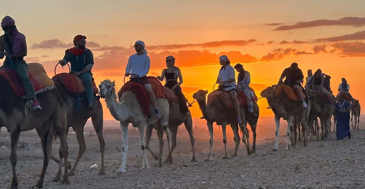 Marrakesh: Agafay Desert Sunset, Camel, Dinner &Village Walk | GetYourGuide