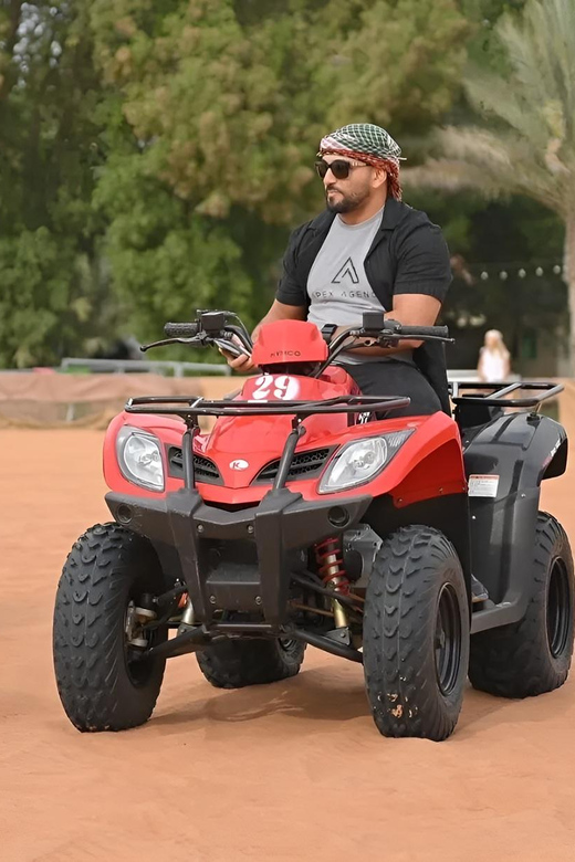 Dubai: Desert Safari with BBQ Dinner & Quad Biking Options | GetYourGuide