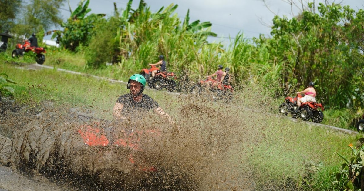 Bali: Ubud ATV Quad Bike Tunnels, Waterfall, Forest, Guided | GetYourGuide