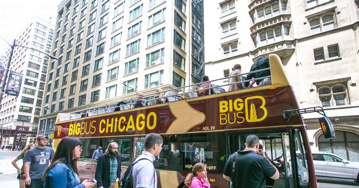 Chicago: Big Bus Hop-on Hop-off Sightseeing Tour | GetYourGuide
