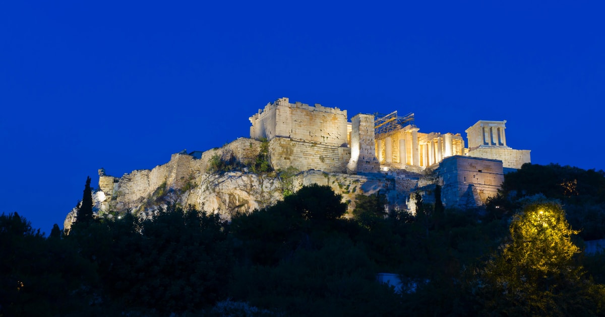 Tour privato della città di Atene con i visitatori della crociera al ...
