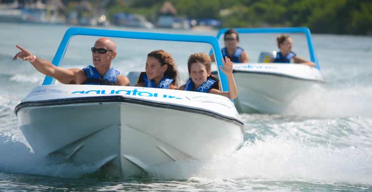 Speedboat at the Nichupte Lagoon | GetYourGuide