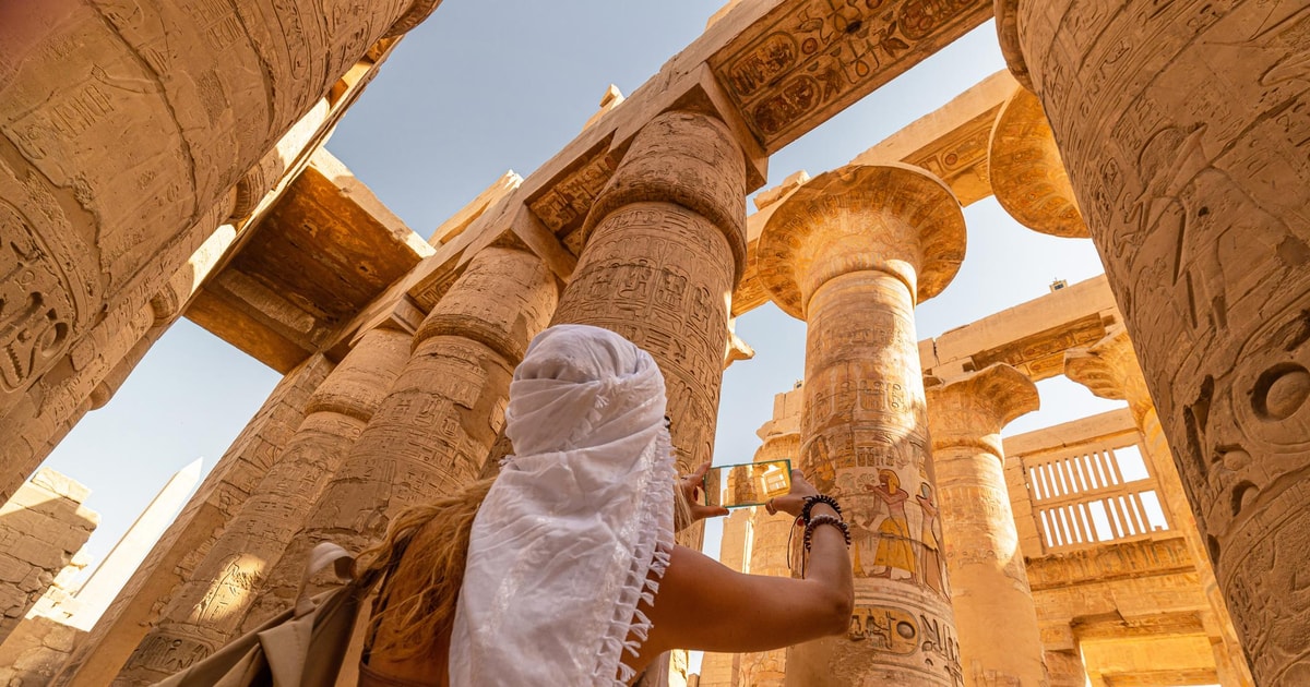 Luxor: Eintrittskarte mit QR-Code für den Karnak-Tempel | GetYourGuide