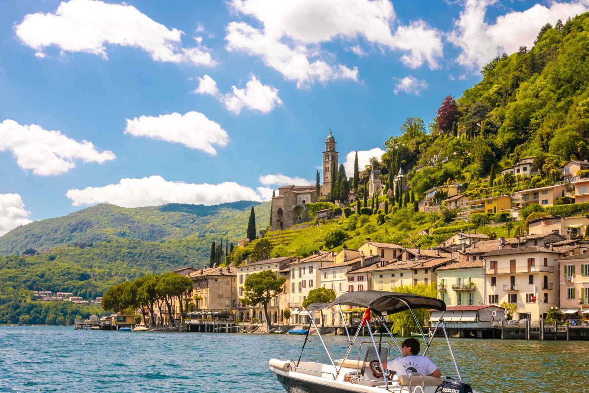 Lac de Lugano : Location de bateau 2 heures | Guide to Europe