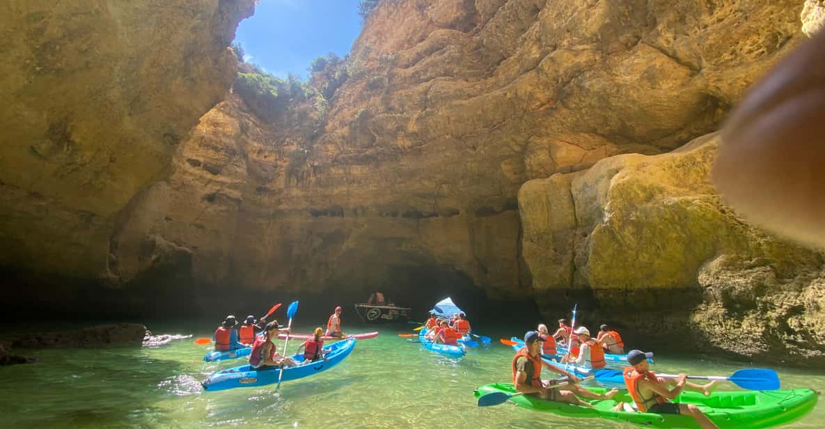 From Benagil Beach: Benagil Cave Guided Kayaking Tour | GetYourGuide
