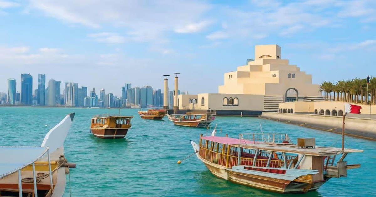 Doha: Sunset Dhow Cruise with Buffet Dinner on Board | GetYourGuide