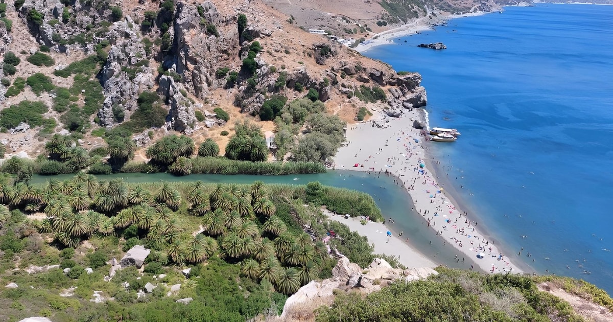 Crete: Kourtaliotiko Waterfalls & Preveli Beach Swim | GetYourGuide