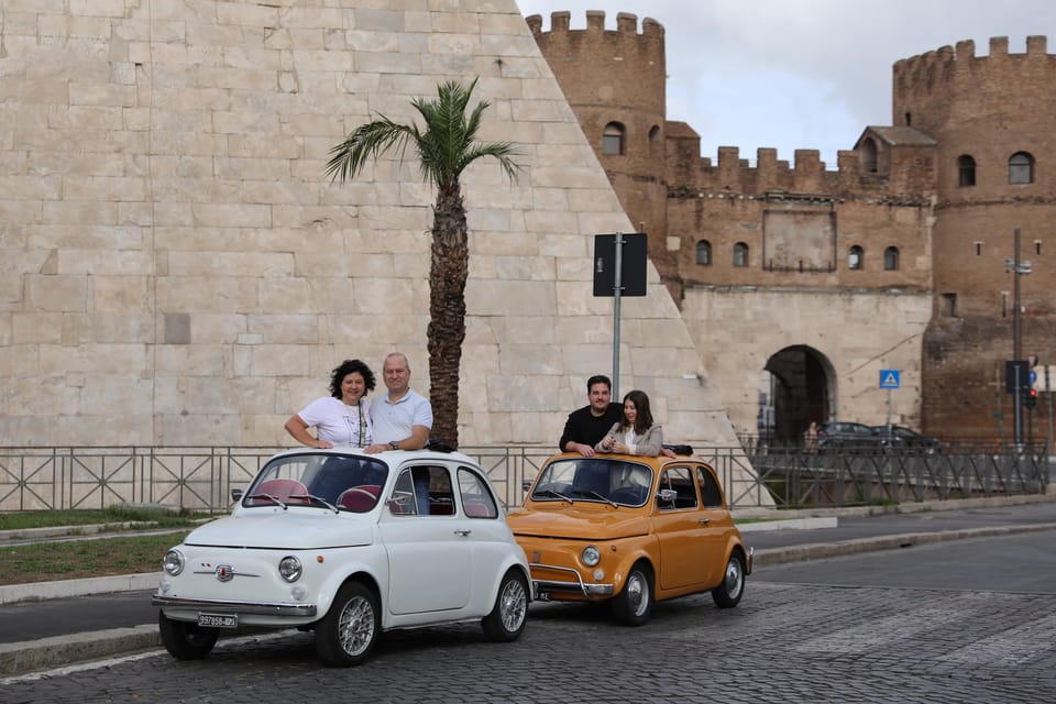 Fiat Cinquecento Vintage City Photo Tour | GetYourGuide