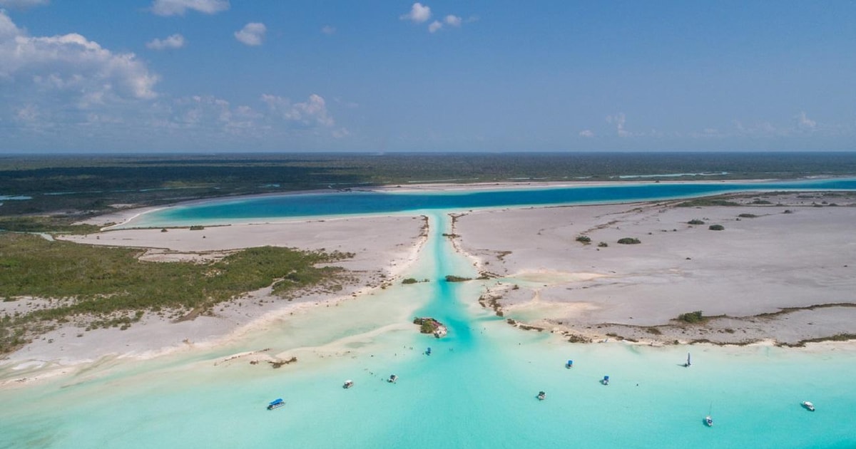 Full-Day Tour to 7 Colors Bacalar Lagoon with Lunch | GetYourGuide