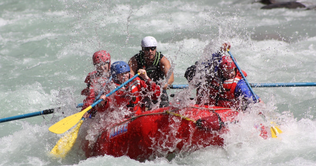 Sunwapta Challenge Whitewater Rafting in Jasper | GetYourGuide