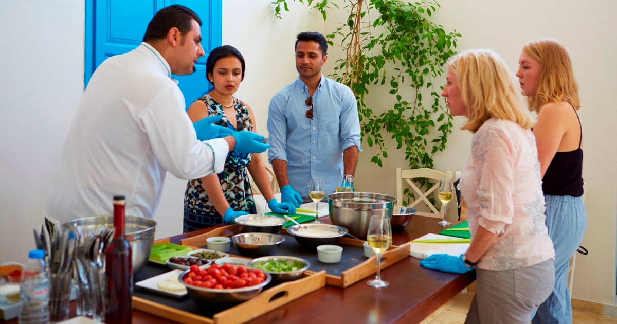Santorini Cooking Class and Wine-Tasting Tour | GetYourGuide