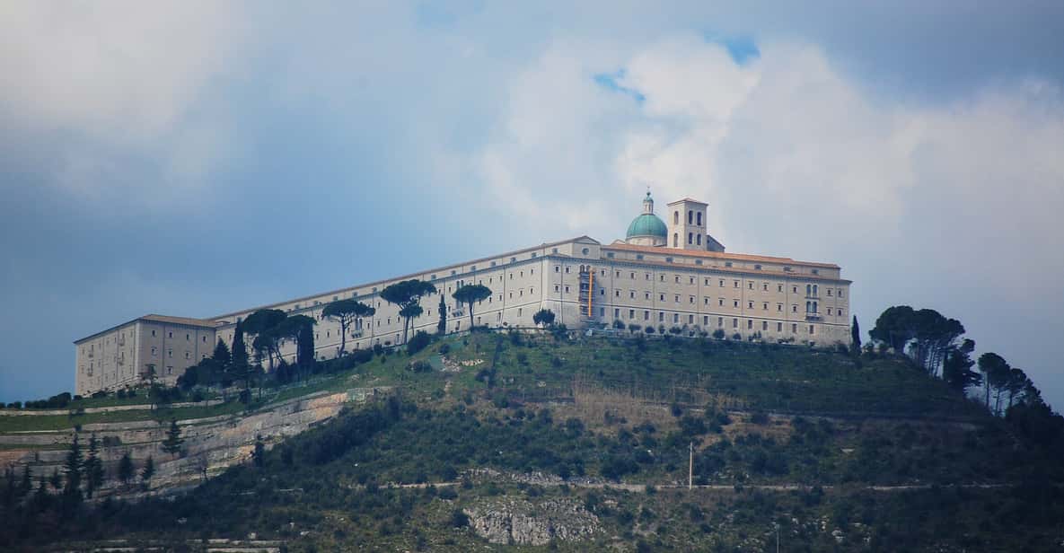 Andra världskrigets slagfält: Montecassino och floden Rapido från Rom ...