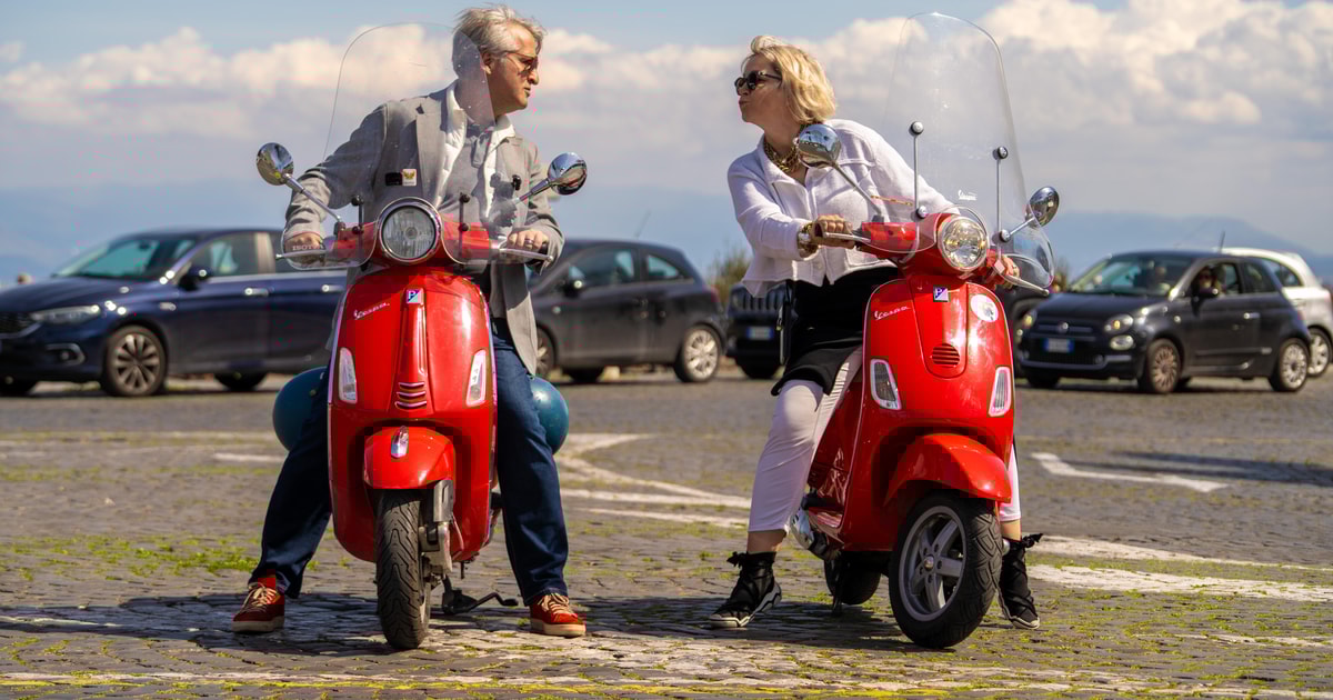 Vespa-tur i Rom, madsmagning og fototur - alt inklusive | GetYourGuide