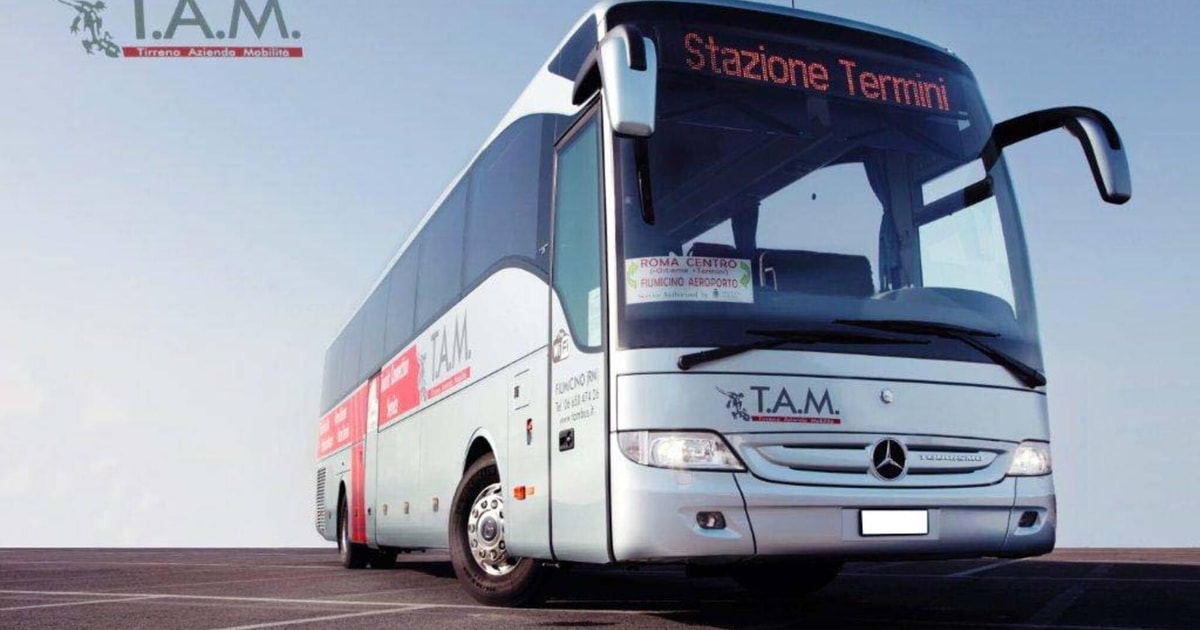 Rome: Bus between Fiumicino Airport and Termini/Ostiense st | GetYourGuide