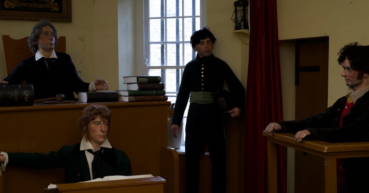 Tarbert: ingresso para a cadeia de Bridewell e para o tribunal ...