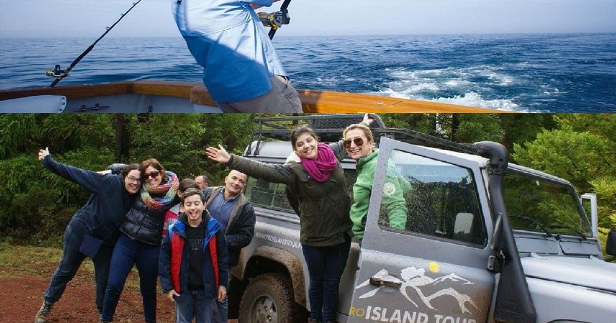 Azoren: Ganztägige Land & Meer Tour mit Mittagessen im Freien ...