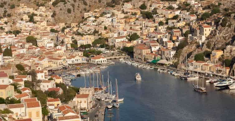 Vanuit Rhodos: boottocht naar het eiland Simi, met transfer | GetYourGuide