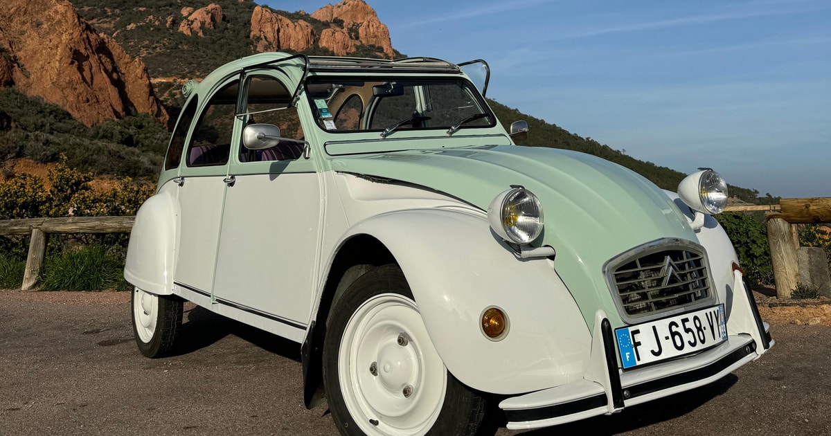 Corniche d'or 2CV-tur med vinsmagning | GetYourGuide