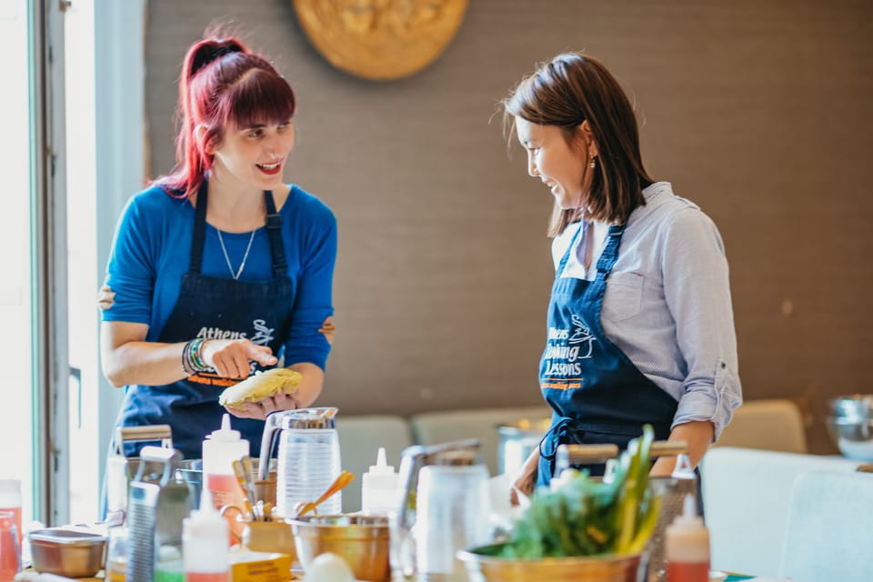 Athens: Greek Cooking Lesson & 3-Course Dinner | GetYourGuide