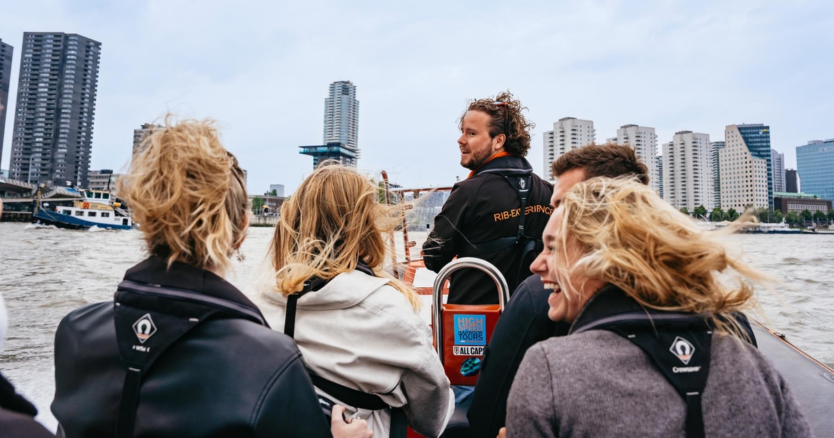 Rotterdam: RIB speedboot rondvaart | GetYourGuide