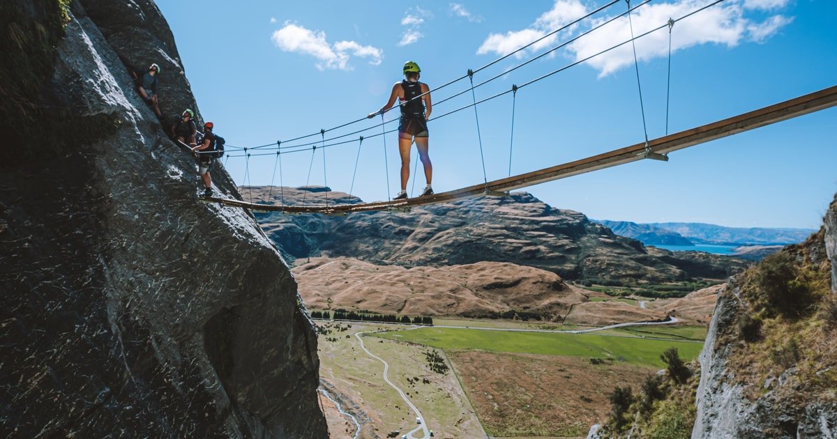 Wanaka: 4-Hour Intermediate Waterfall Cable Climb | GetYourGuide
