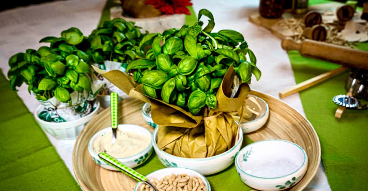 Pesto making class in historic building in Genoa | GetYourGuide