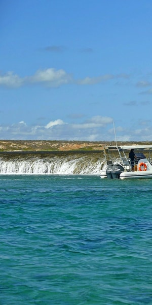 Cygnet Bay Unique Tidal Waterfall Reefs Scenic Cruise | GetYourGuide