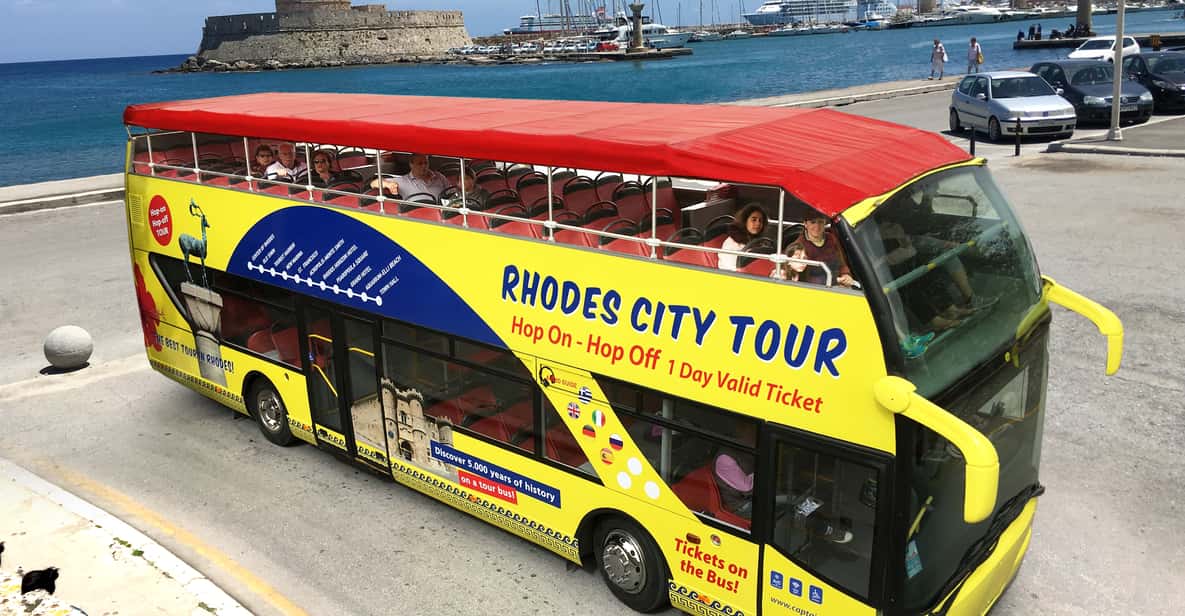 Rhodes Hop-On Hop-Off City Tour Bus | GetYourGuide