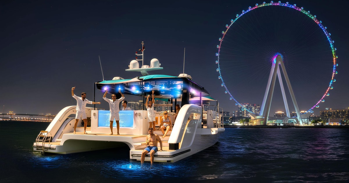 Dubai: Ozone Yacht Party met live DJ en open bar | GetYourGuide