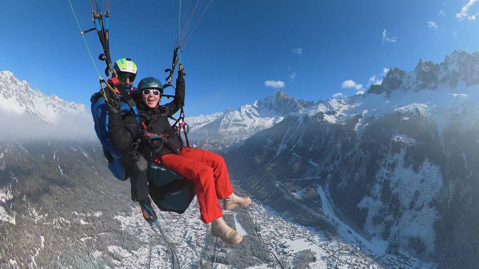 Chamonix-Mont-Blanc: Mountain Tandem Paragliding Flight | GetYourGuide