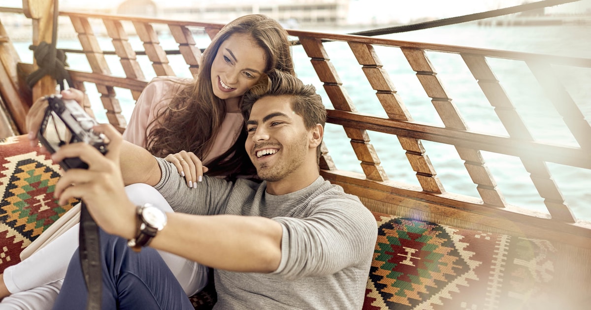 Dubai: Sunset Cruise on Traditional Boat & Emirati High Tea | GetYourGuide