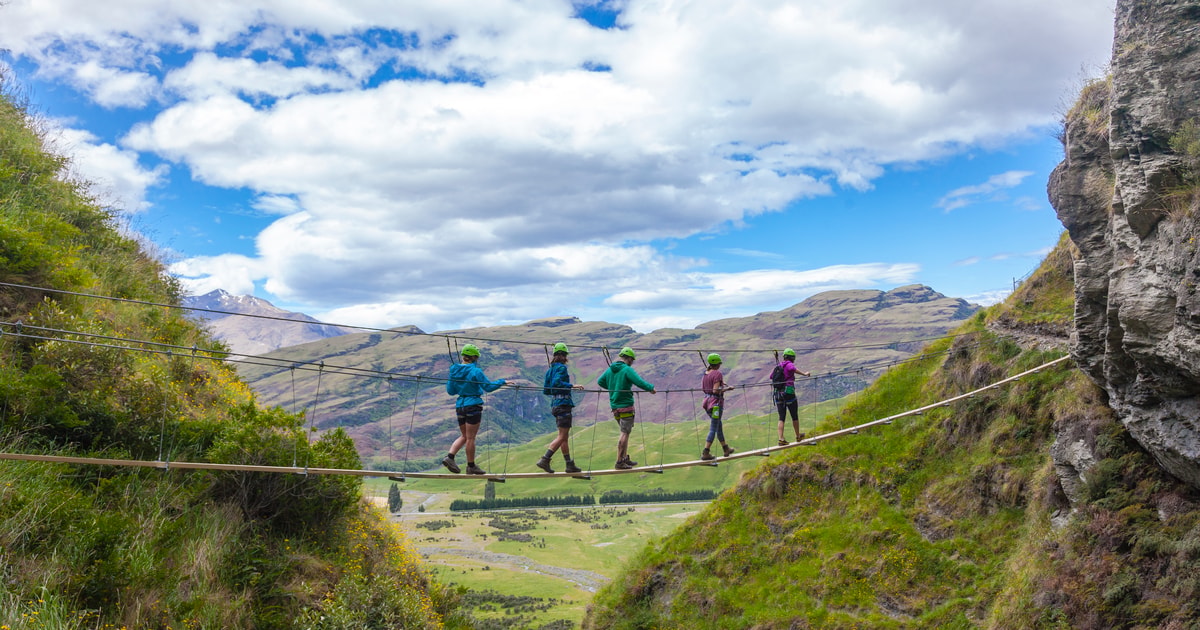 Wanaka: 2-Hour Beginner Waterfall Cable Climb | GetYourGuide