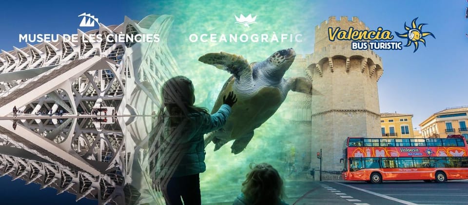 Valensiya: 48 Saatlik HoHo Otobüsü + Oceanogràfic + Bilim Müzesi ...