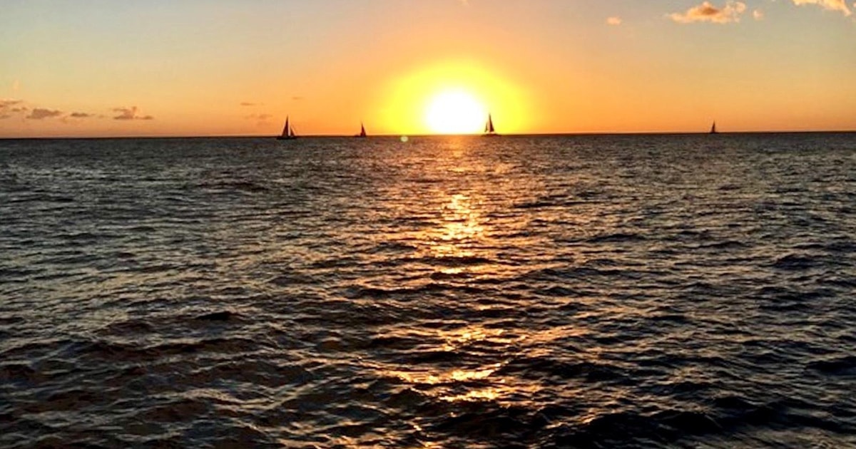 Oahu: Waikiki Glass Bottom Boat Sunset Cruise | GetYourGuide
